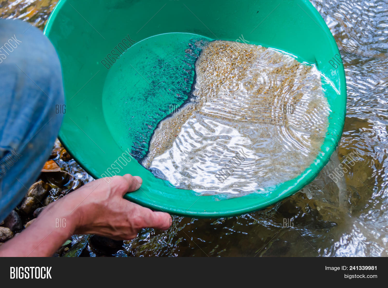 Panning Gold Mineral Image & Photo (Free Trial) | Bigstock