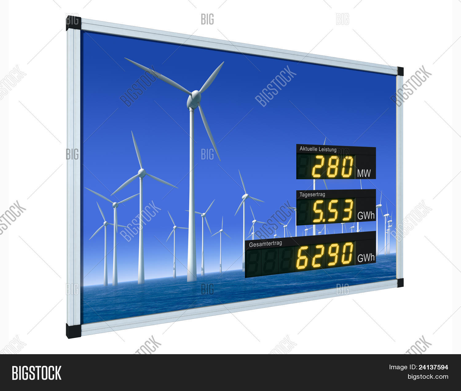 Wind Power Display - Image & Photo (Free Trial) | Bigstock
