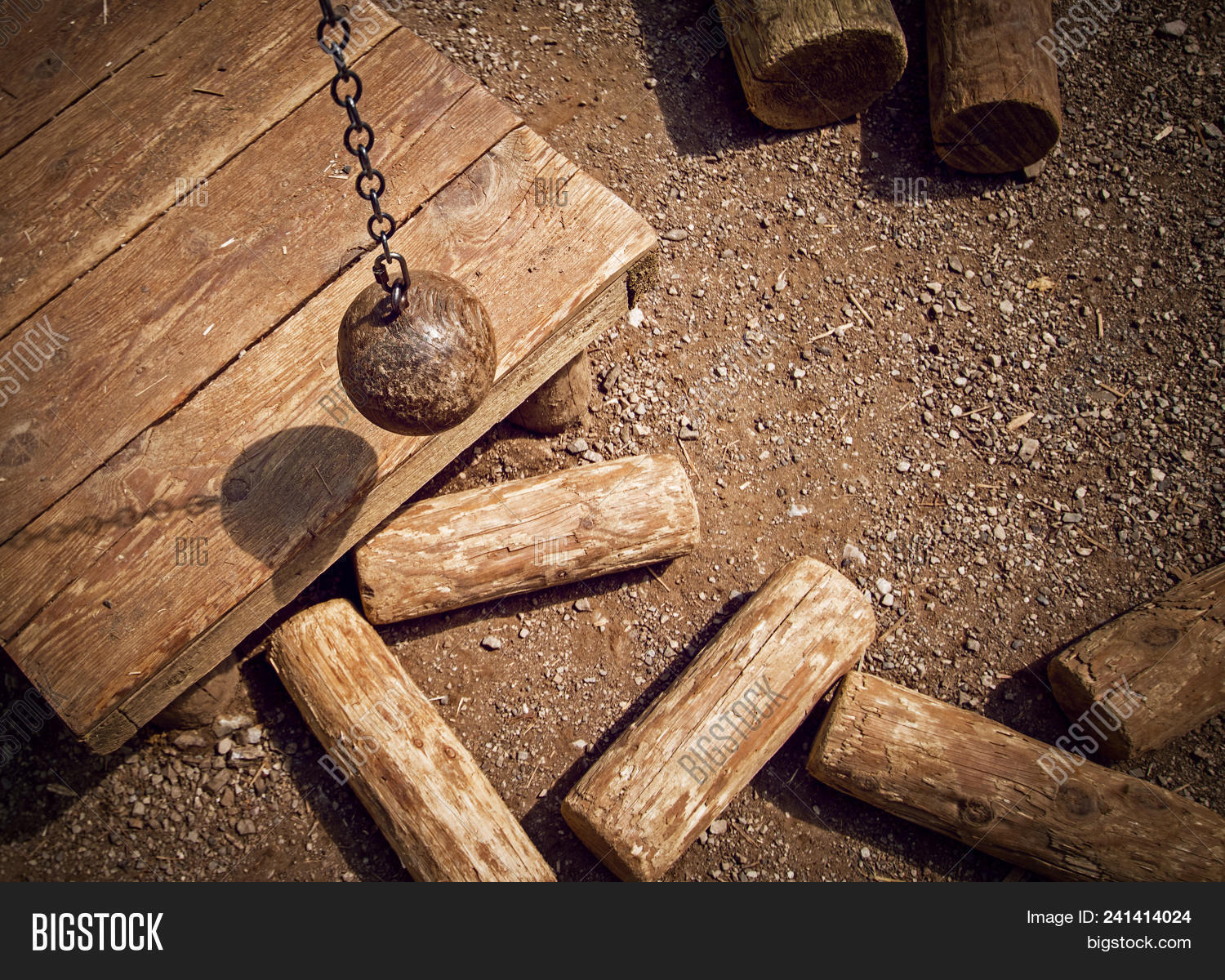 Ball On Chain Breaking Image & Photo (Free Trial) | Bigstock