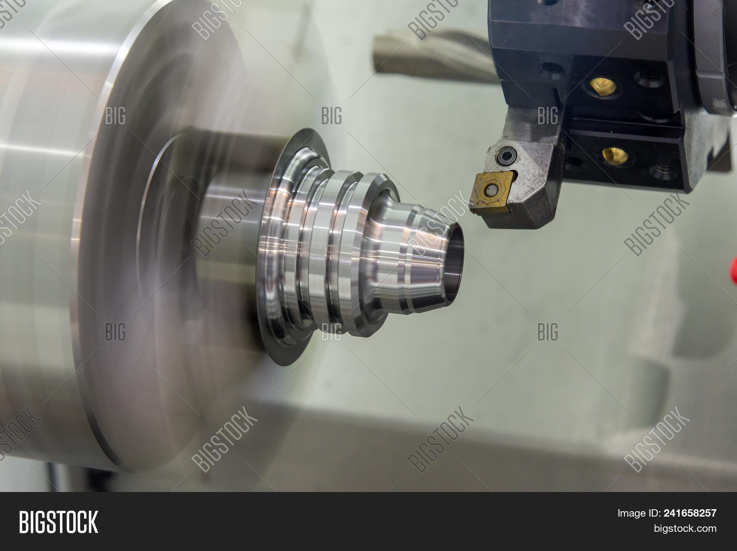 Cnc Lathe Machine Image & Photo (Free Trial) | Bigstock