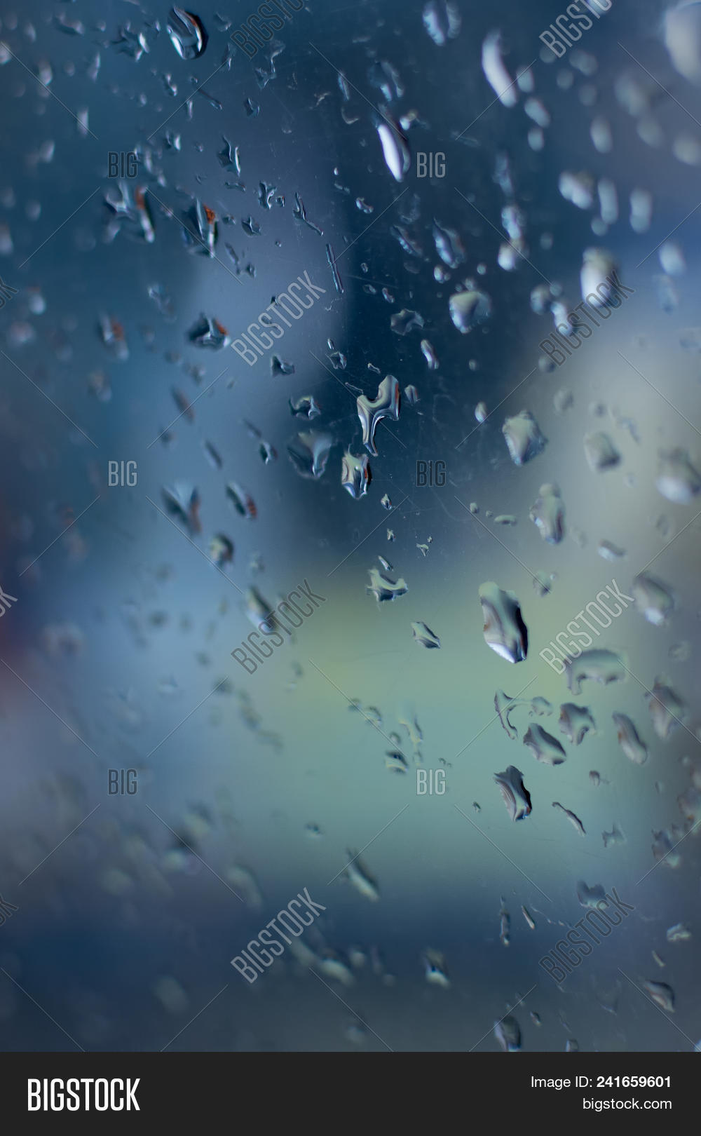 Raindrops Falling On Image & Photo (Free Trial) | Bigstock