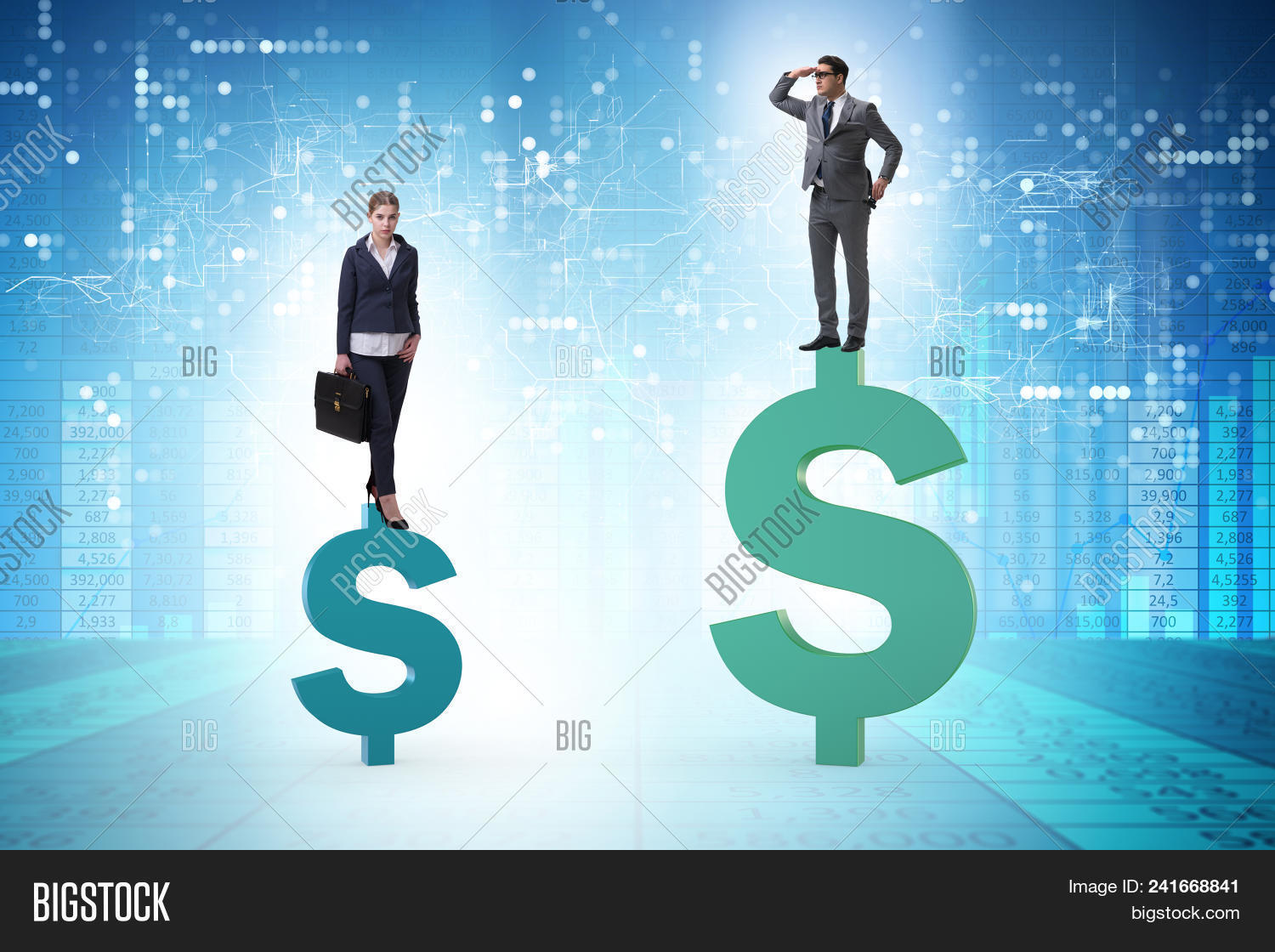 Concept Inequal Pay Image & Photo (Free Trial) | Bigstock