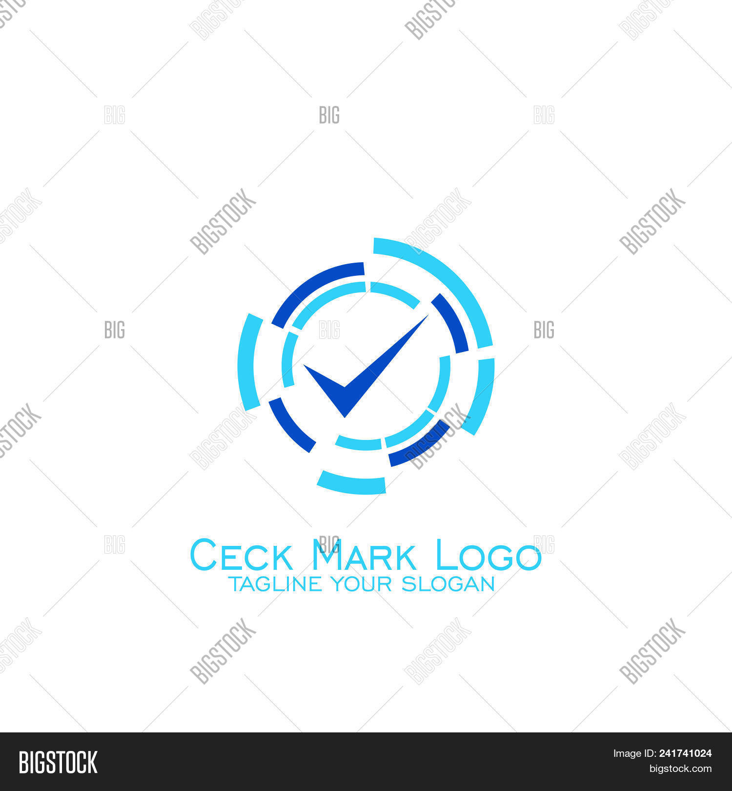 Check Mark Logo Vector & Photo (Free Trial) | Bigstock