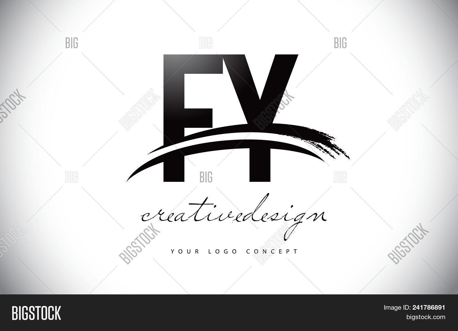Fy F Y Letter Logo Vector & Photo (Free Trial) | Bigstock