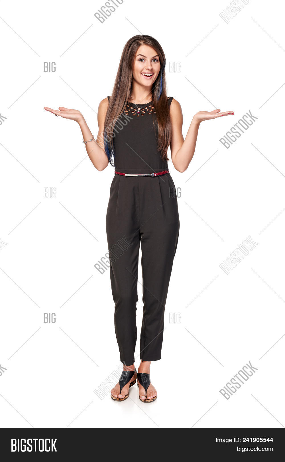 Smiling Woman Standing Image & Photo (Free Trial) | Bigstock