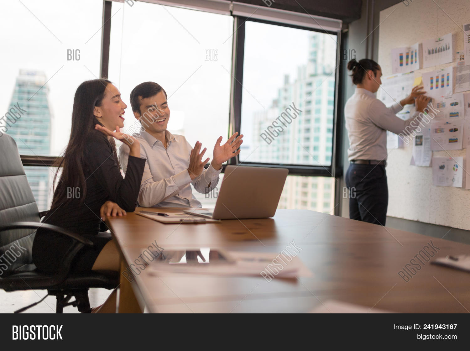 Two Talkative Workmate Image & Photo (Free Trial) | Bigstock