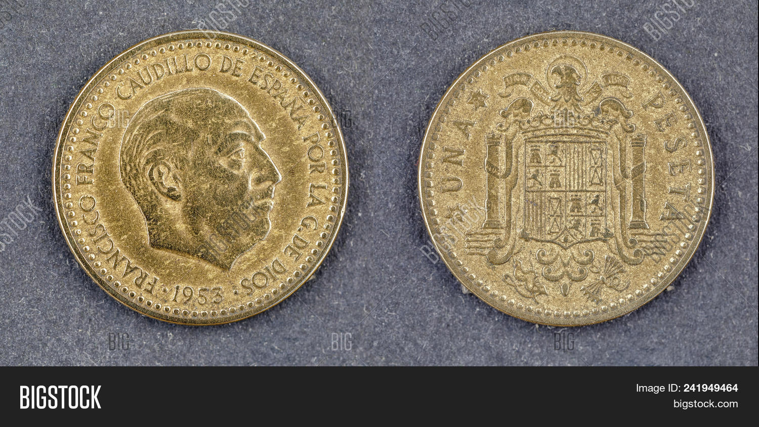 One Peseta Coin Spain Image & Photo (Free Trial) | Bigstock