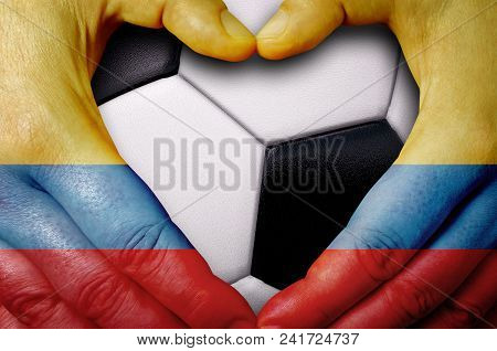 Hands Painted Colombia Image & Photo (Free Trial) | Bigstock