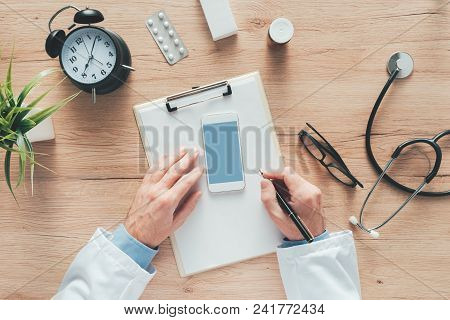 Male Doctor Writing Image & Photo (Free Trial) | Bigstock