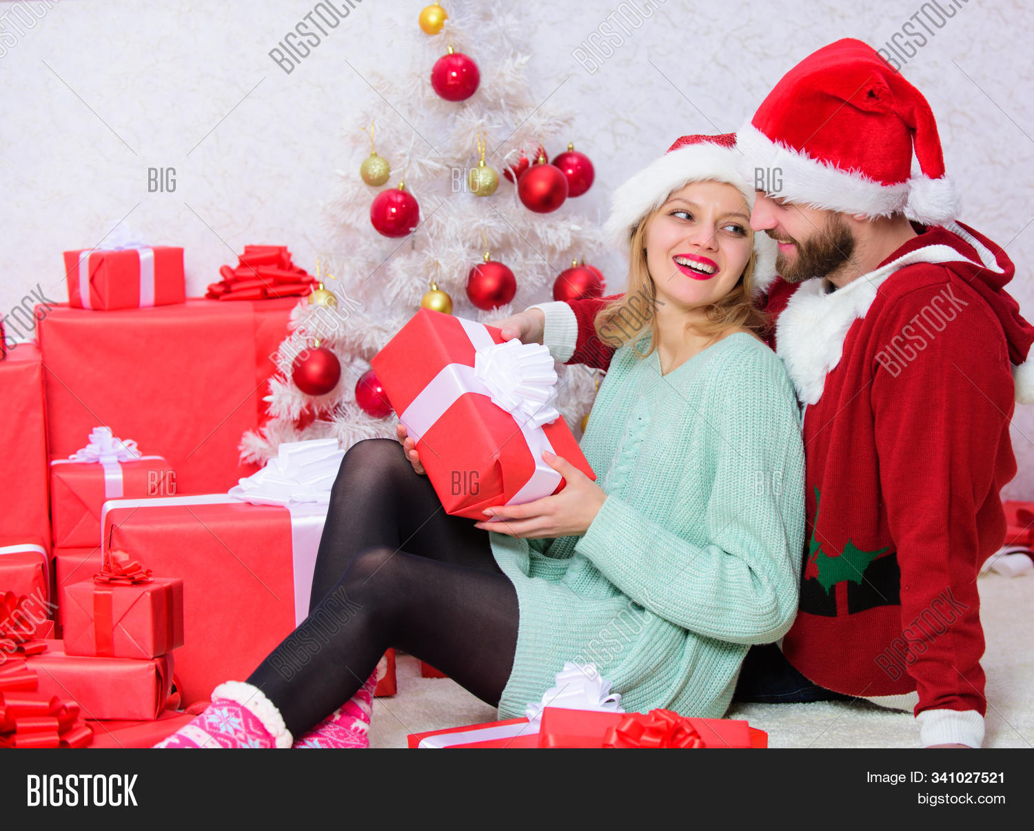 Celebrating Christmas Image & Photo (Free Trial) | Bigstock