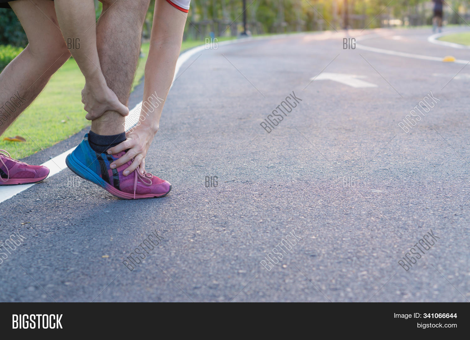 Ankle Sprained. Young Image & Photo (Free Trial) | Bigstock