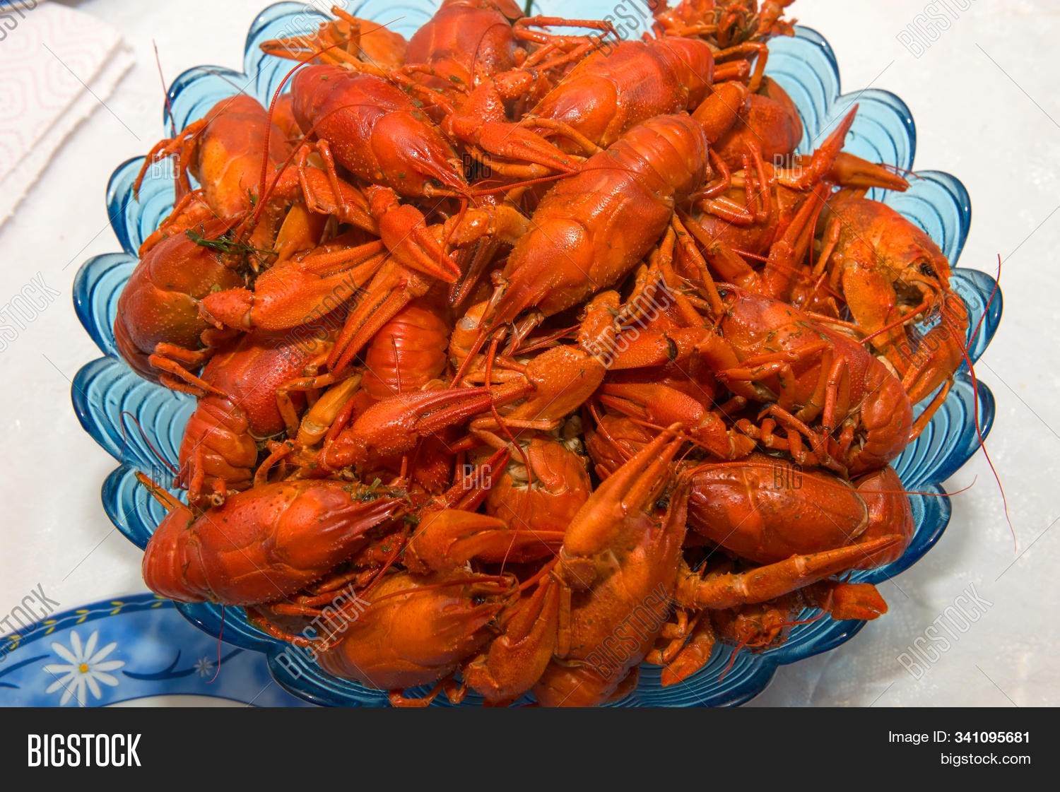 Crayfish Boiled On Image & Photo (Free Trial) | Bigstock