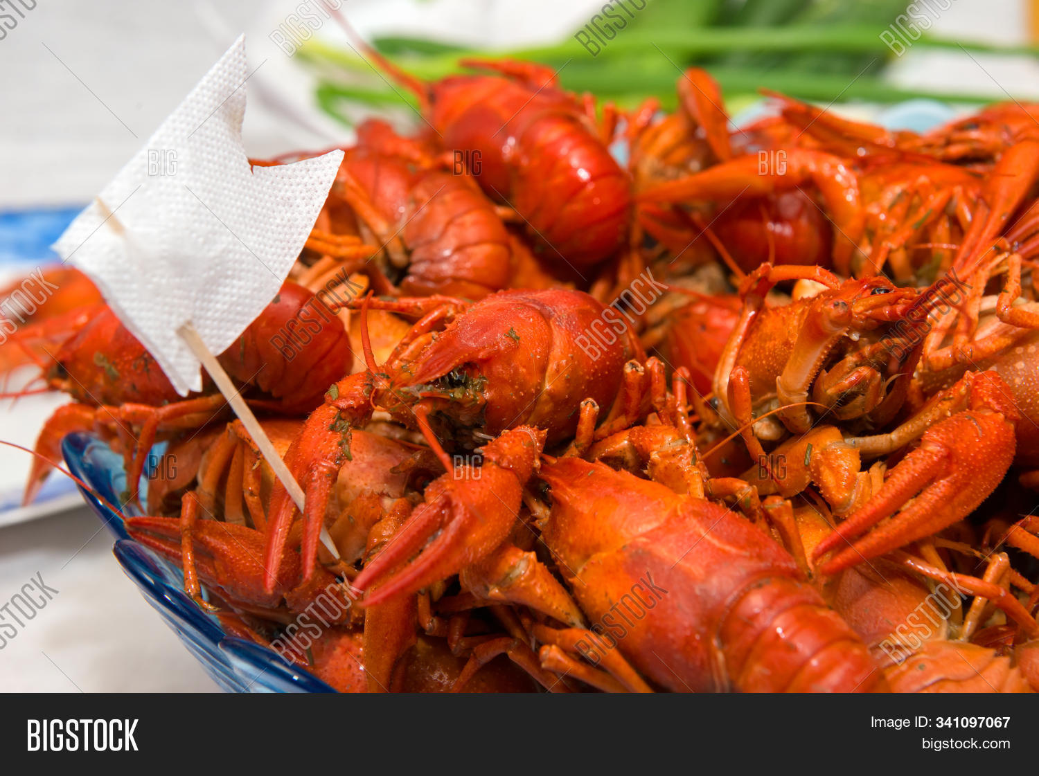 Crayfish Boiled On Image & Photo (Free Trial) | Bigstock