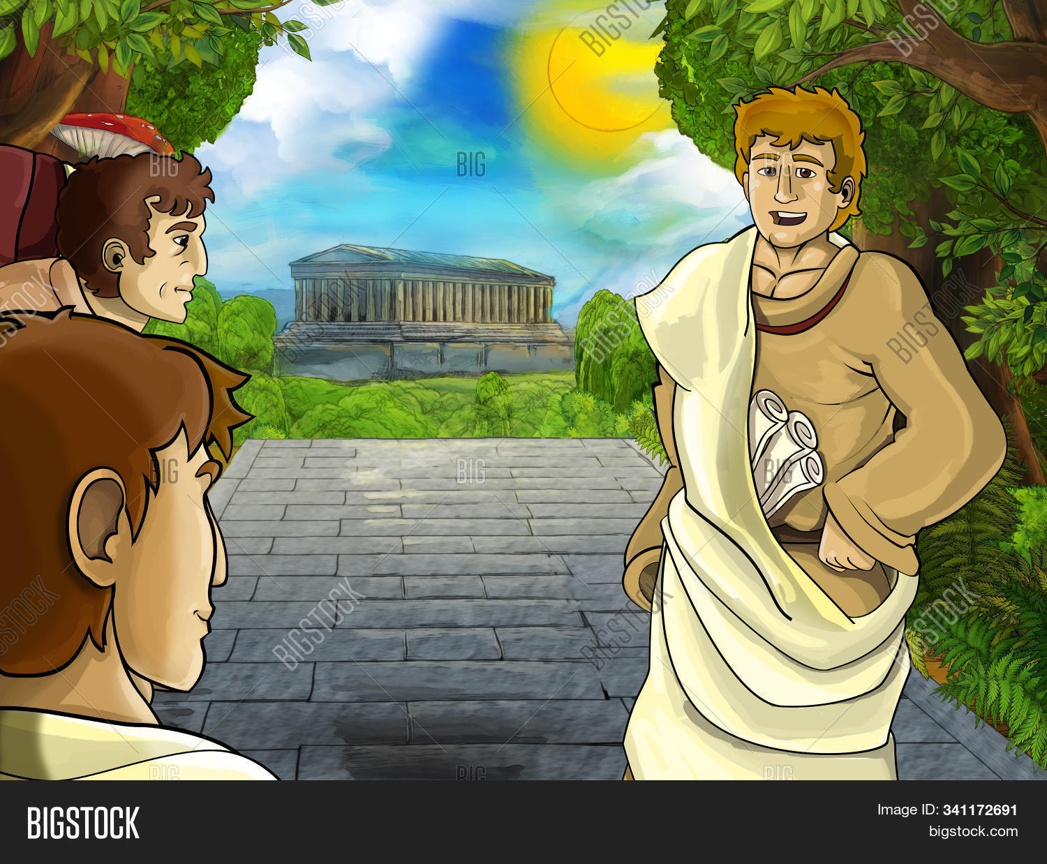Cartoon Scene Roman Image & Photo (Free Trial) | Bigstock