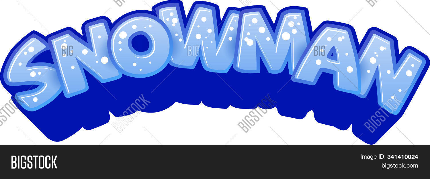Snowman Logo. Cartoon Vector & Photo (Free Trial) | Bigstock