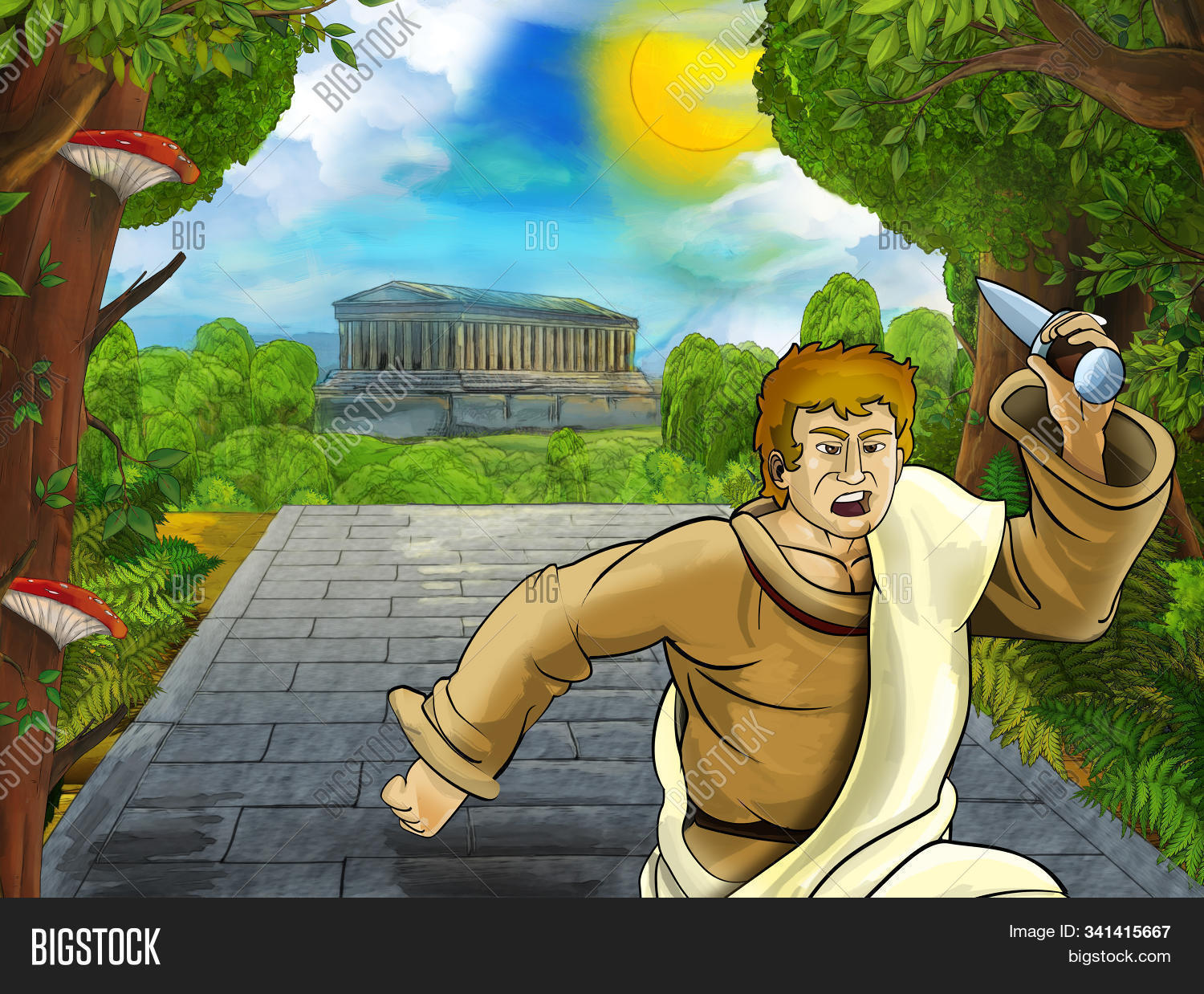 Cartoon Scene Roman Image & Photo (Free Trial) | Bigstock