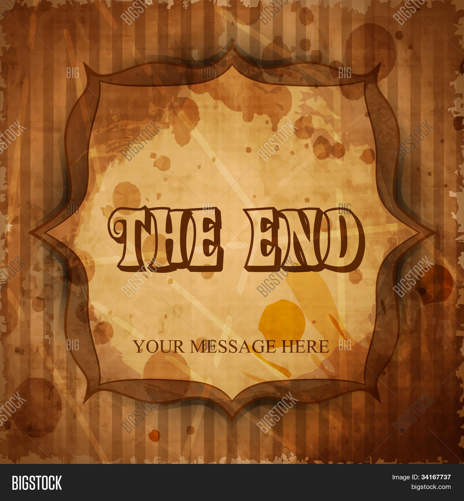 End. Moving Ending Vector & Photo (Free Trial) | Bigstock