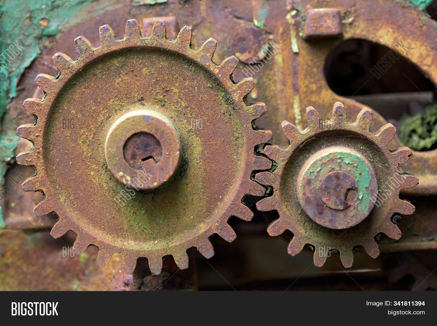 Rusty Gears 1 Color Art & Collectibles etna.com.pe