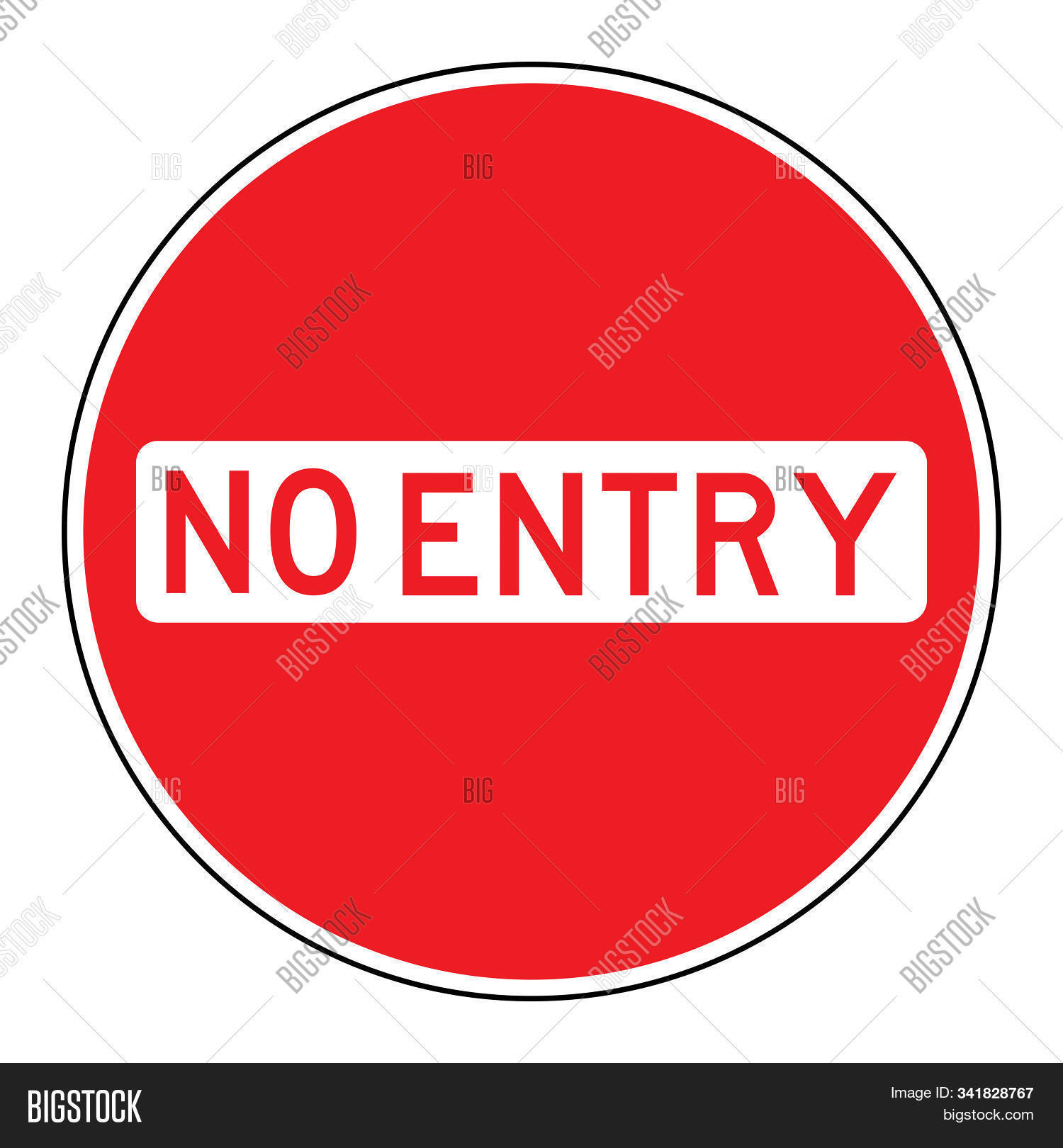 No Entry Sign Image & Photo (Free Trial) | Bigstock