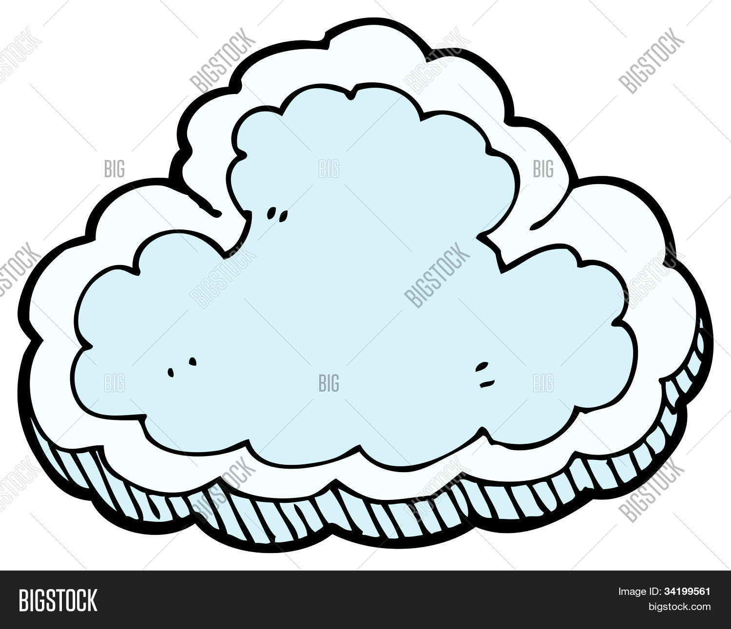 Cartoon Cloud Image & Photo (Free Trial) | Bigstock