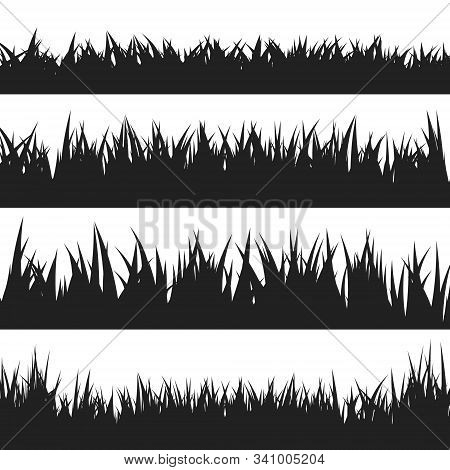 Black Grass Vector & Photo (Free Trial) | Bigstock