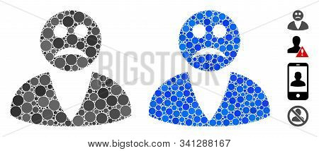 Sad User Mosaic Vector & Photo (Free Trial) | Bigstock