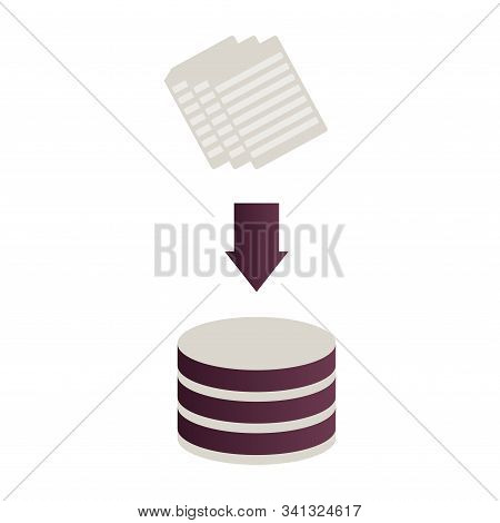 Data Warehouse Icon Vector & Photo (Free Trial) | Bigstock
