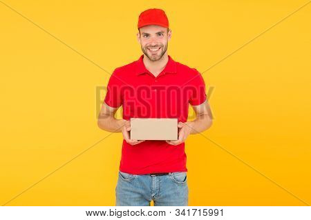 Man Red Cap Yellow Image & Photo (Free Trial) | Bigstock