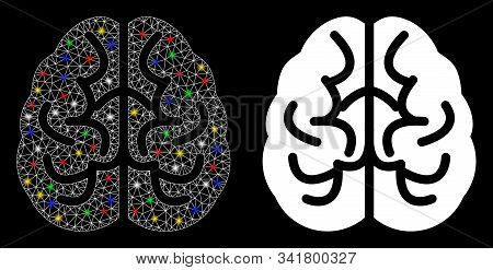 Glowing Mesh Brain Vector & Photo (Free Trial) | Bigstock