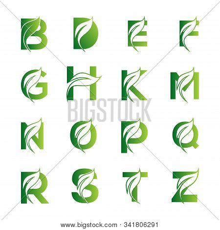 Natural Letter Logo Vector & Photo (Free Trial) | Bigstock
