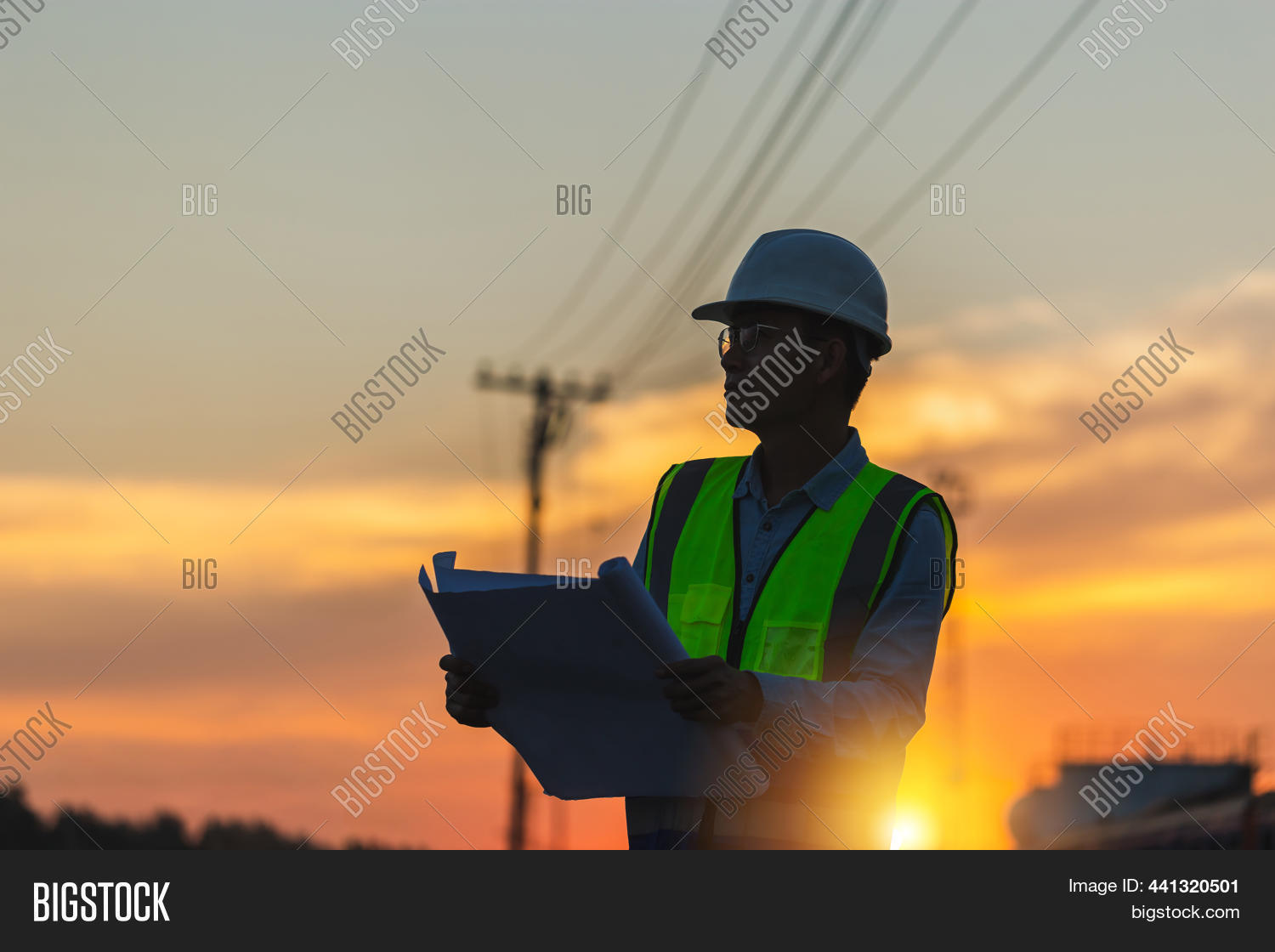 Silhouette Engineer Image & Photo (Free Trial) | Bigstock