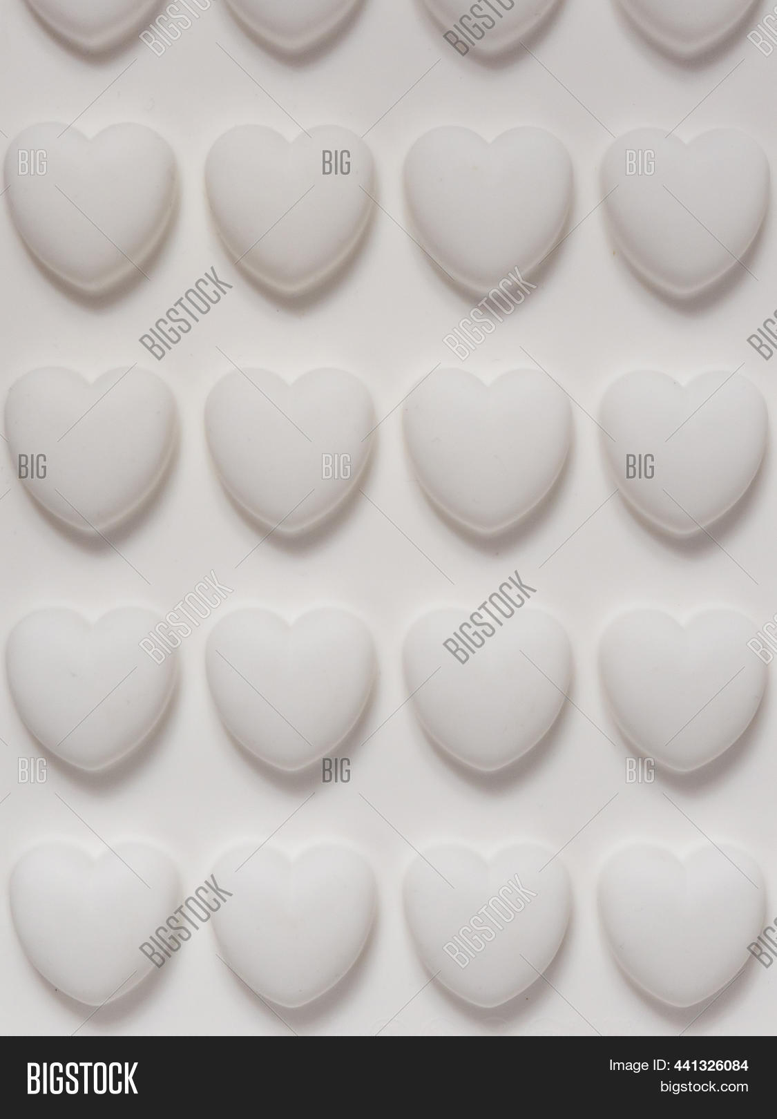 White Hearts Wallpaper Image & Photo (Free Trial) | Bigstock