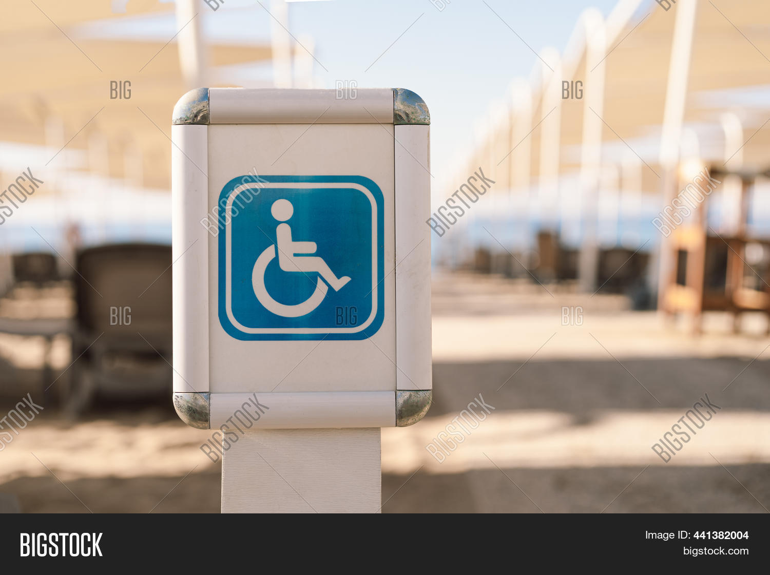 Disability Sign On Sea Image & Photo (Free Trial) | Bigstock
