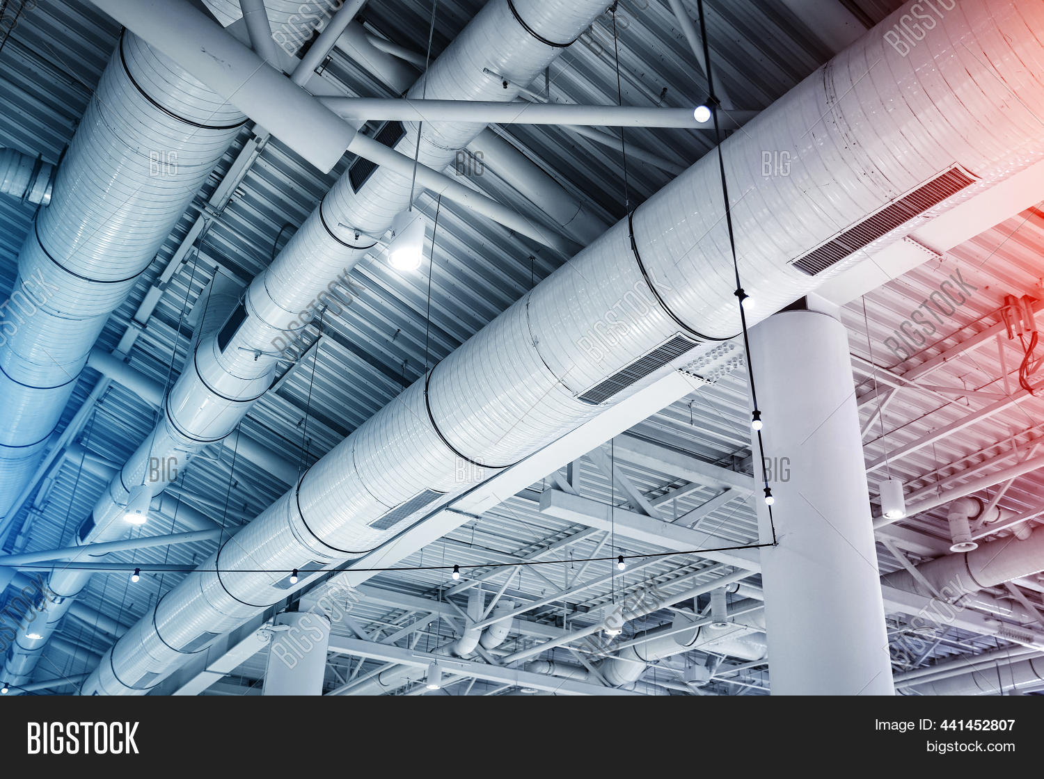 Ventilation Pipes Hvac Image & Photo (Free Trial) | Bigstock