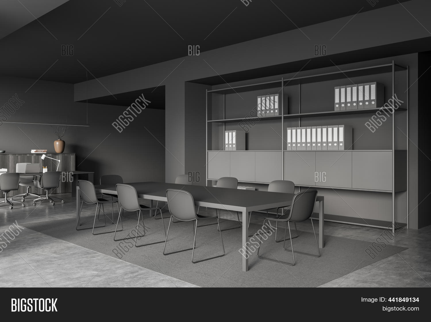 Dark Meeting Room Image & Photo (Free Trial) | Bigstock
