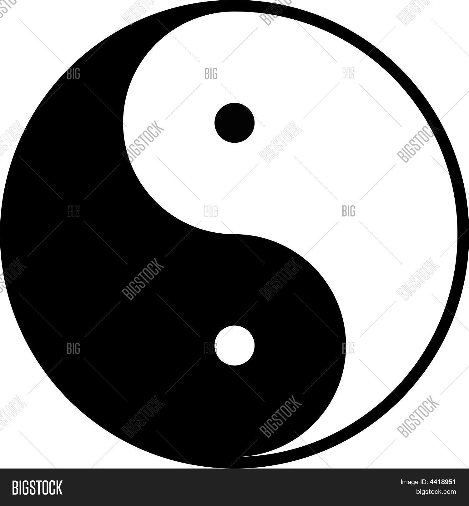 Vector y foto Símbolo Del Yin Y (prueba gratis) | Bigstock