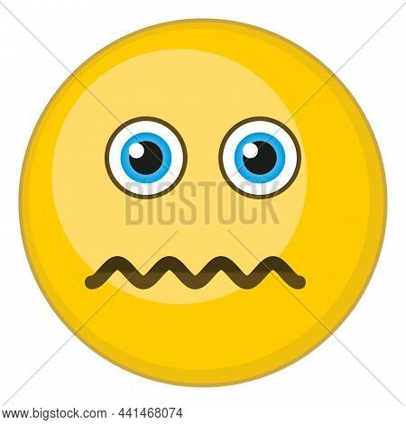 Confounded Face Emoji Vector & Photo (Free Trial) | Bigstock