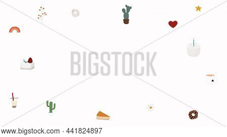 Cute Food Frame On Image & Photo (Free Trial) | Bigstock