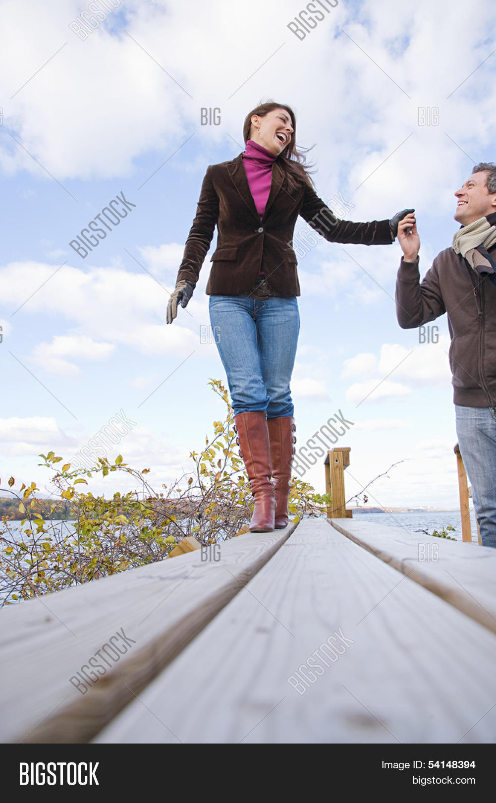 Couple Walking Holding Image & Photo (Free Trial) | Bigstock