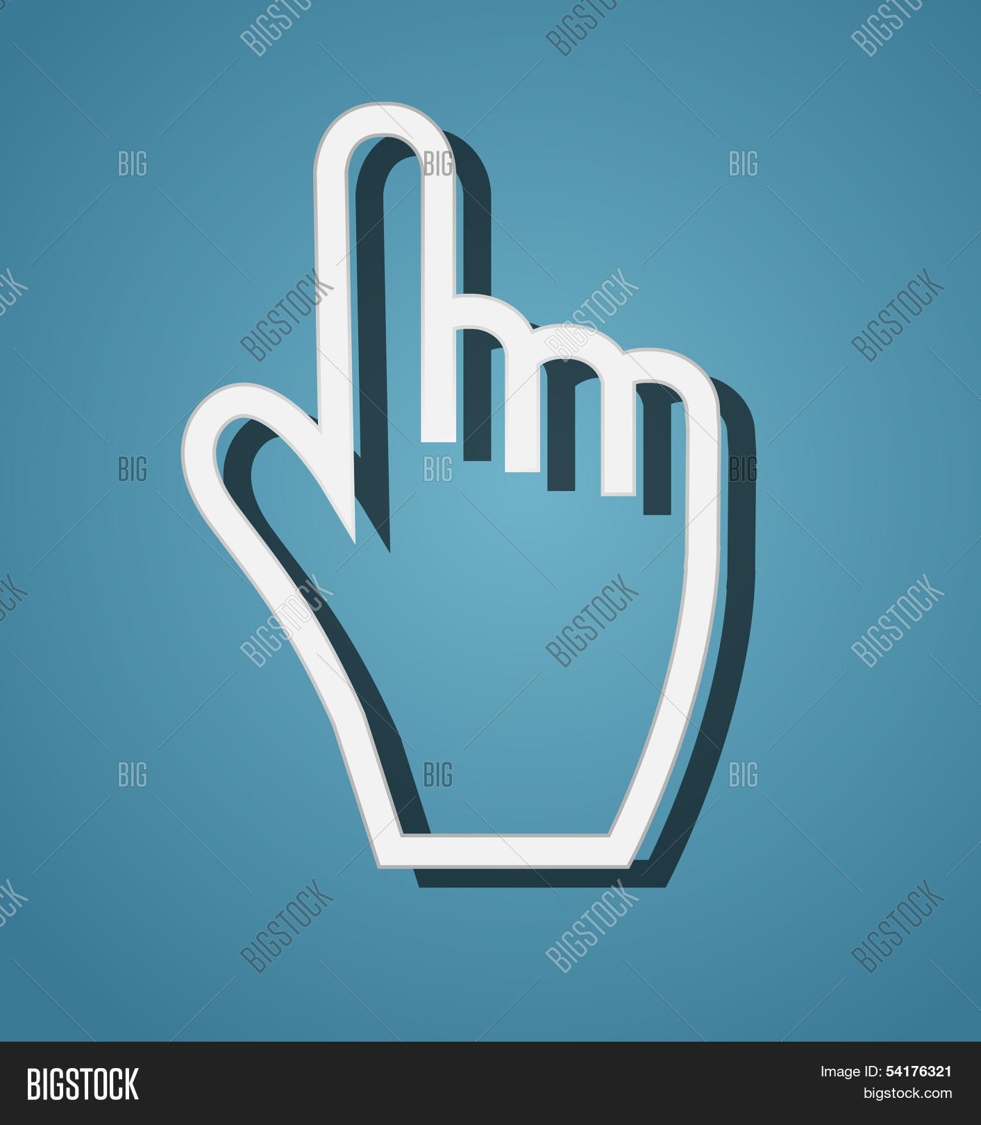 Mouse Hand Cursor Vector & Photo (Free Trial) | Bigstock