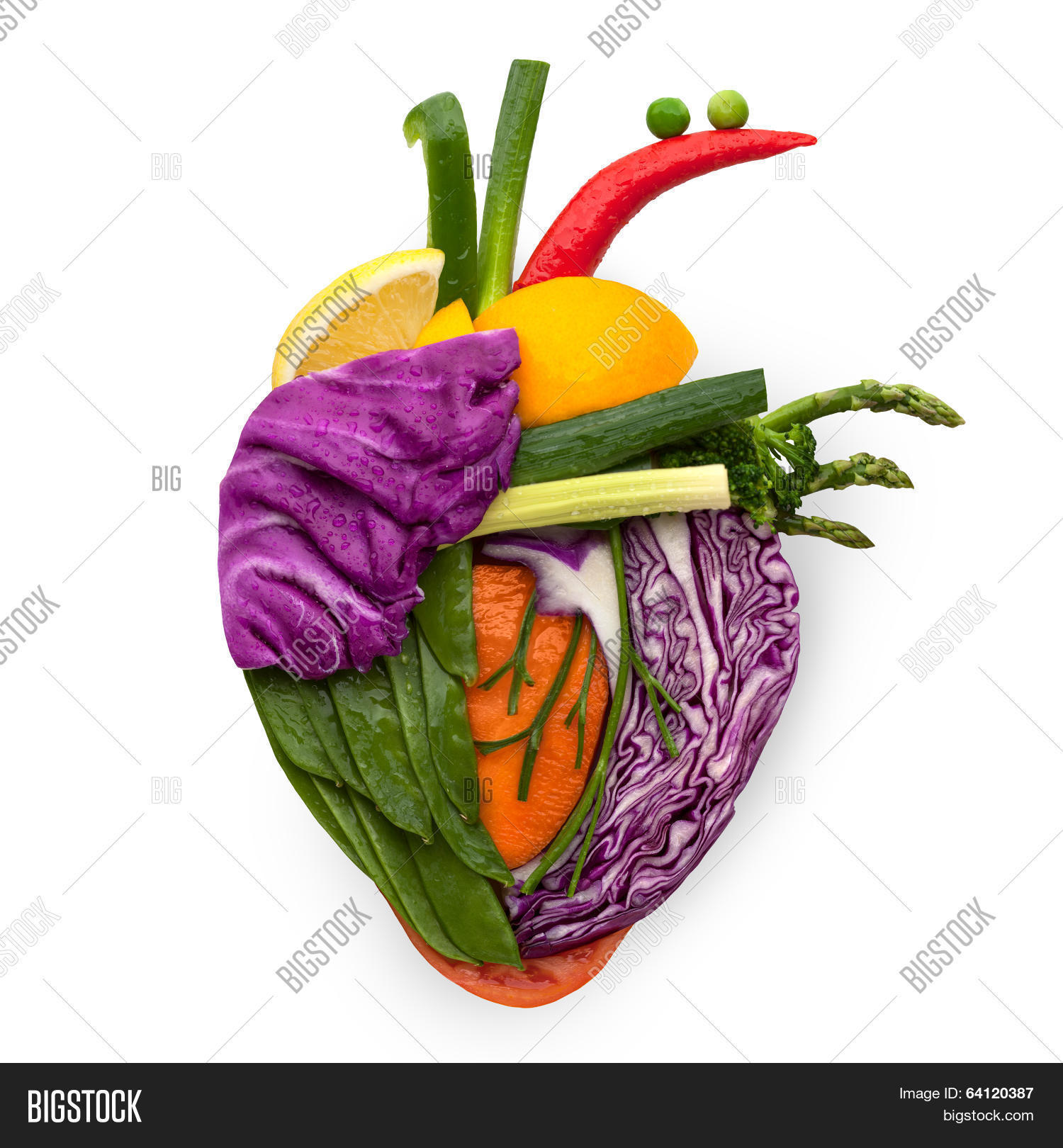 Food Heart Image & Photo (Free Trial) | Bigstock