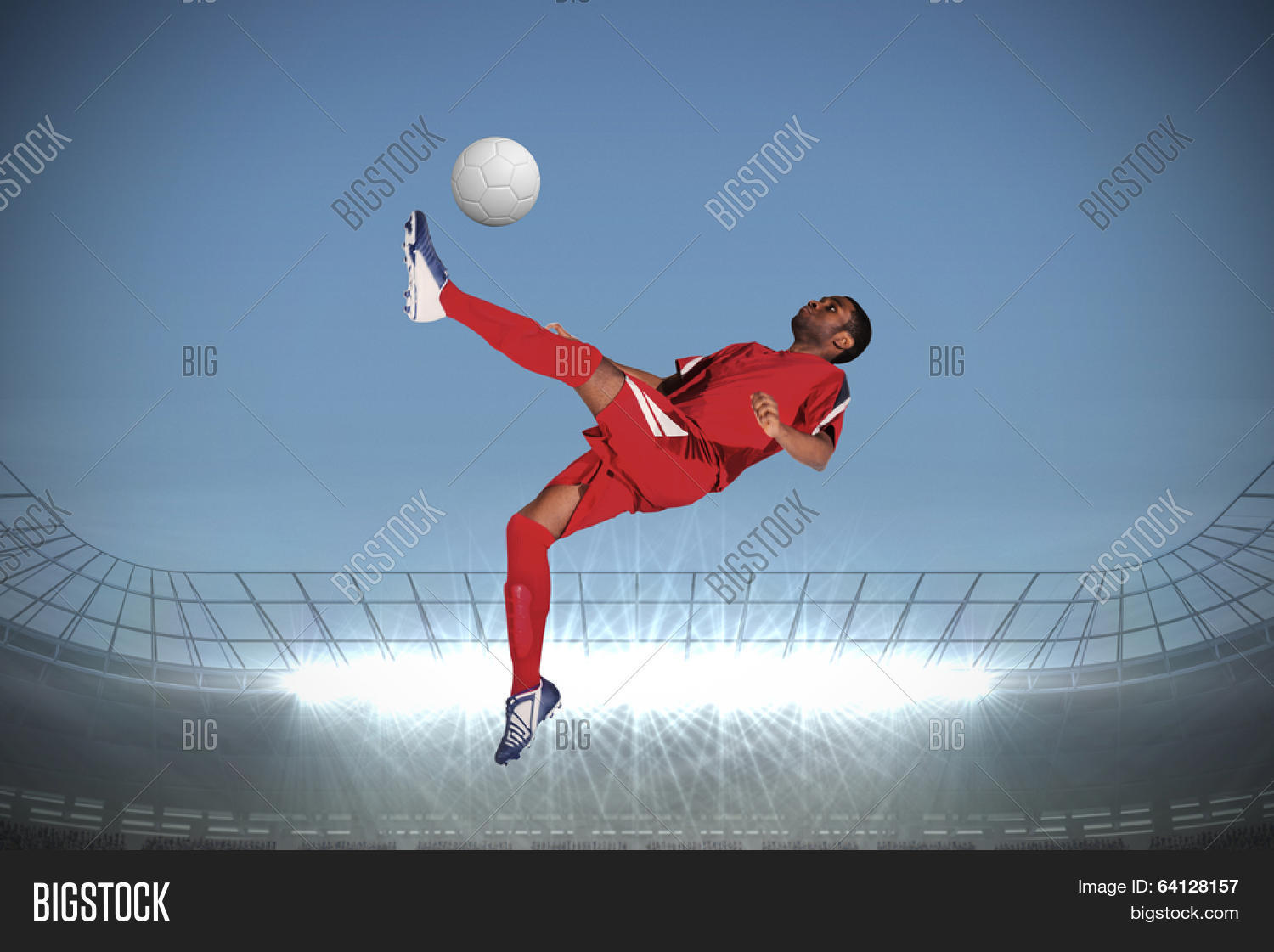 Football Player Red Image & Photo (Free Trial) | Bigstock