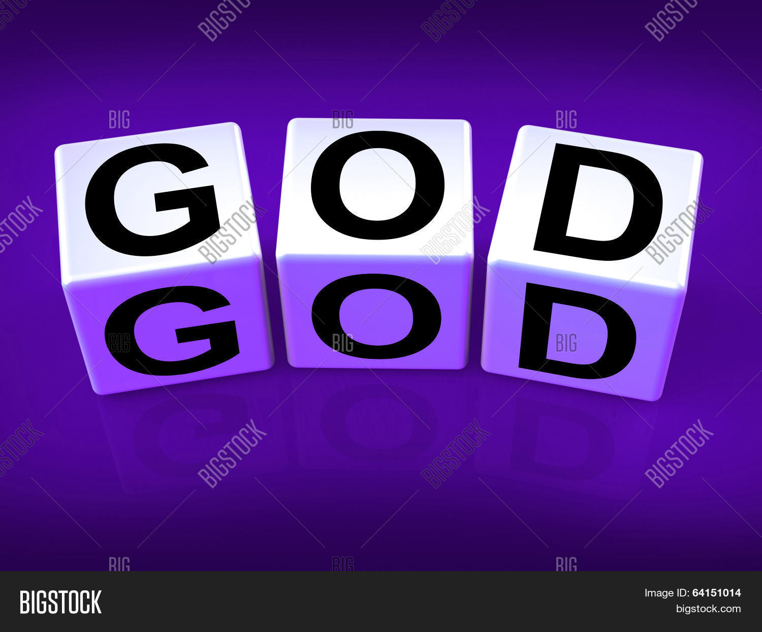 God Blocks Represent Image & Photo (Free Trial) | Bigstock