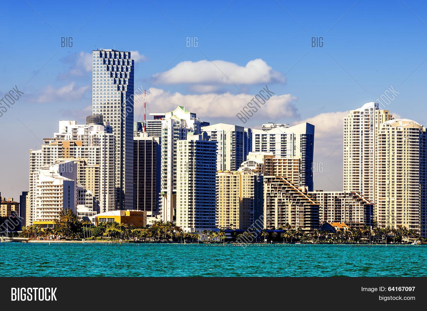 Miami Downtown Skyline Image & Photo (Free Trial) | Bigstock