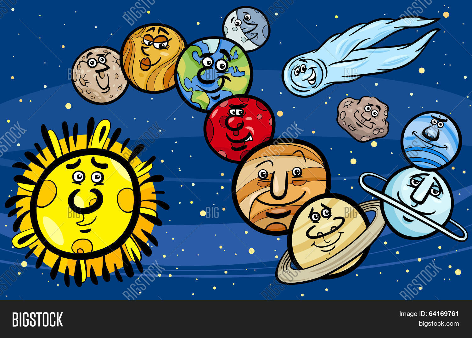 Solar System Planets Vector & Photo (Free Trial) | Bigstock