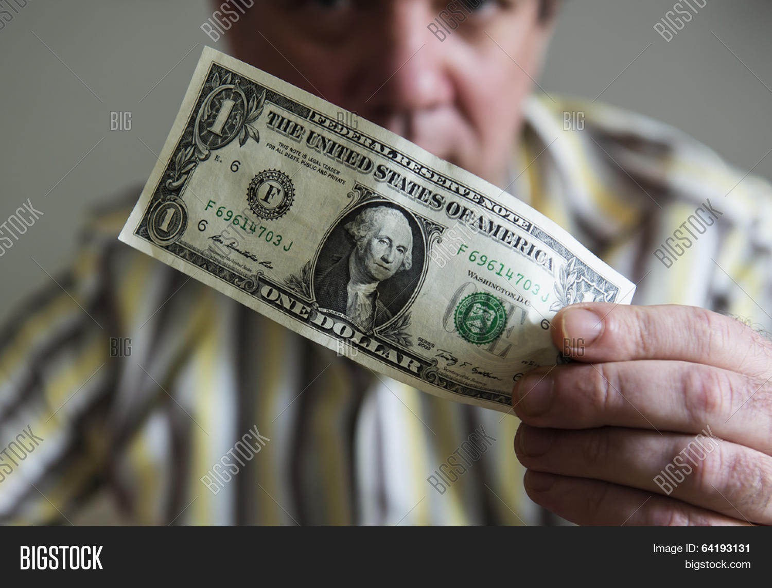 One Dollar Bill Men's Image & Photo (Free Trial) | Bigstock