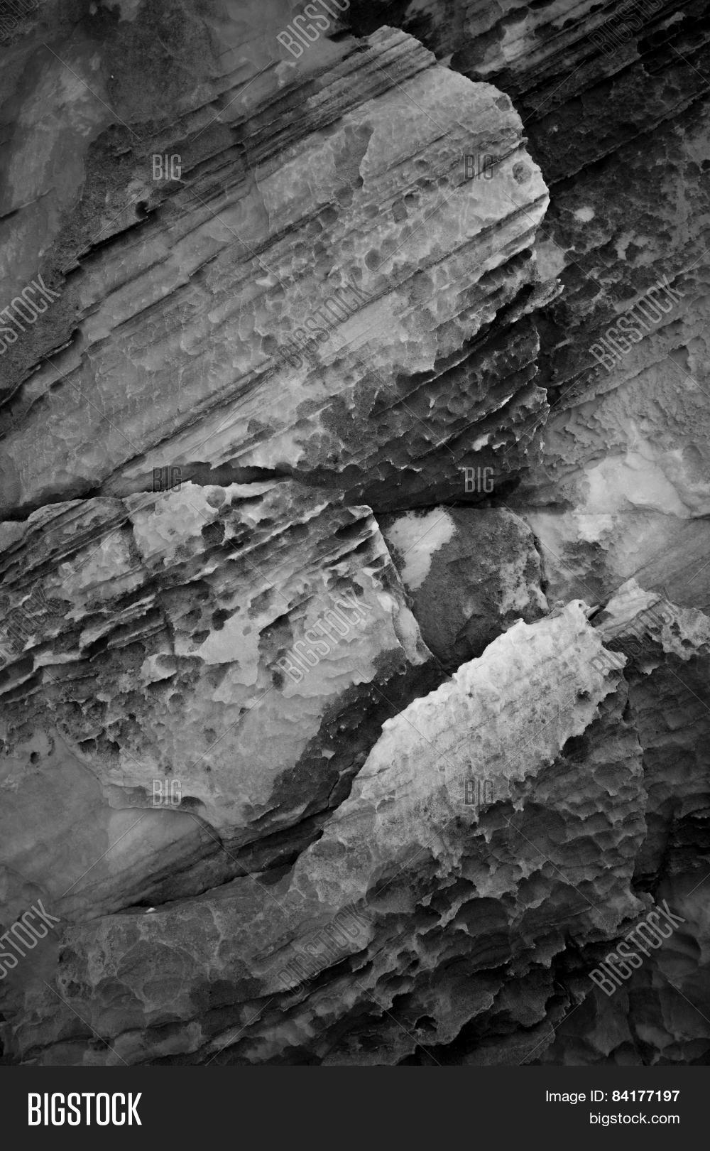 Black White Rock Image & Photo (Free Trial) | Bigstock