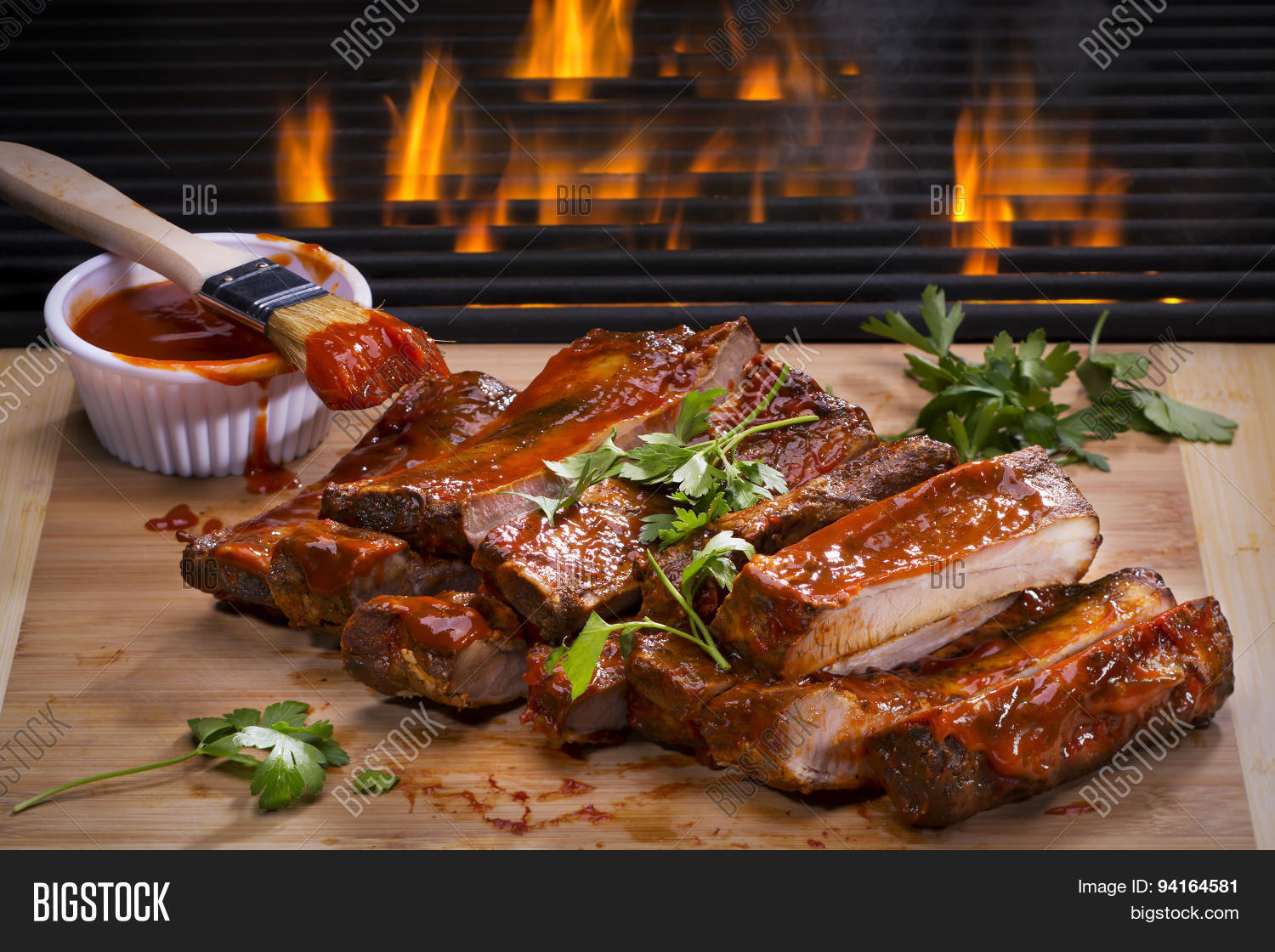 Barbecued Ribs Next Image & Photo (Free Trial) | Bigstock