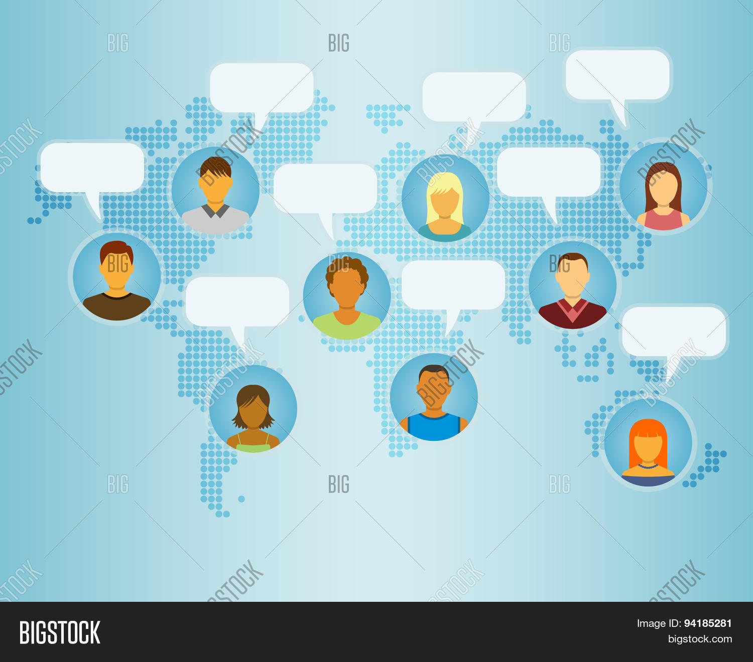 Set People Icons On Vector & Photo (Free Trial) | Bigstock