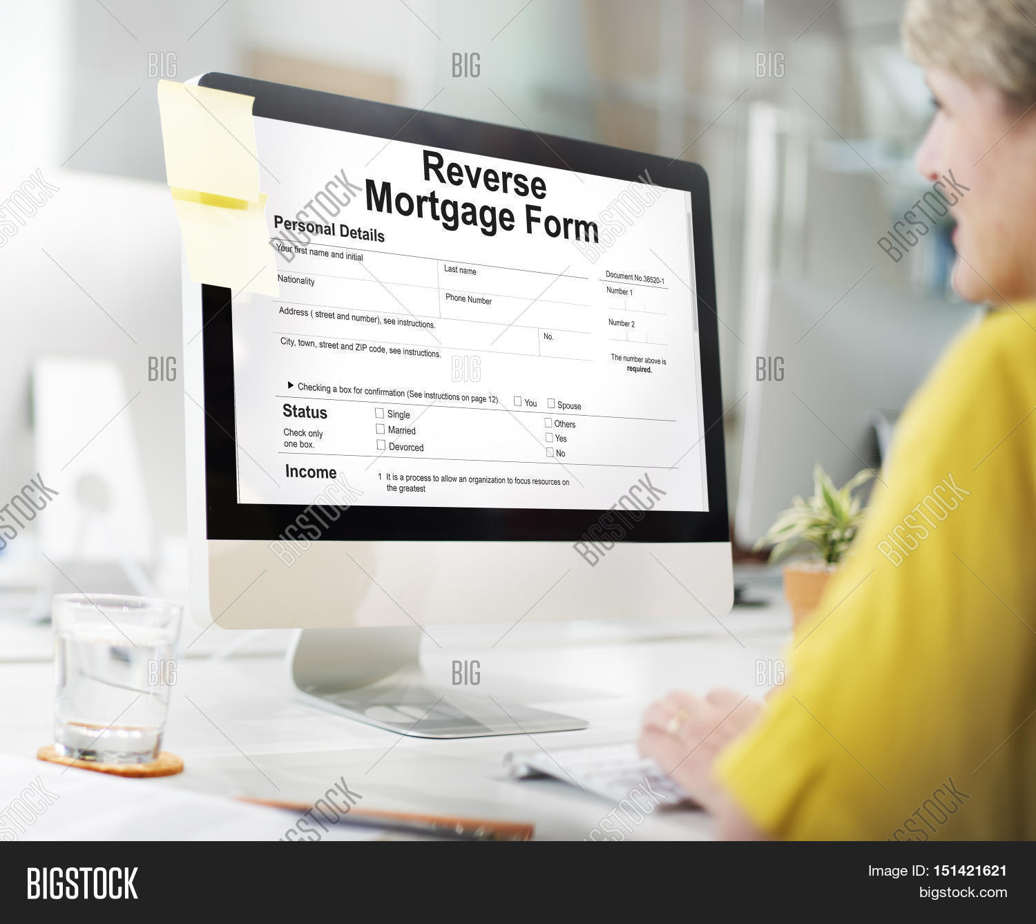 Reverse Mortgage Form Image & Photo (Free Trial) | Bigstock